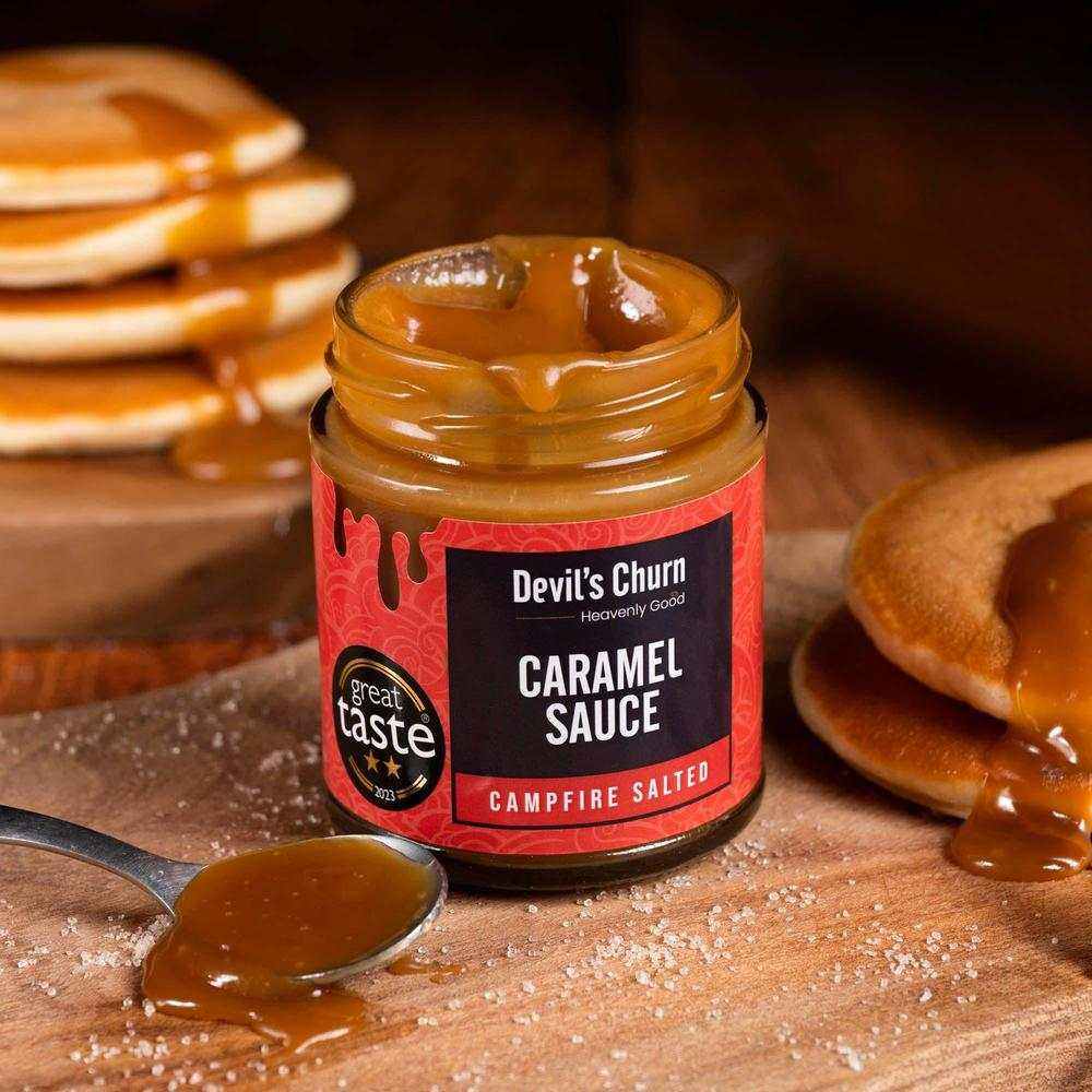 Devils Churn Campfire Salted Caramel Sauce | Basalt and Oak